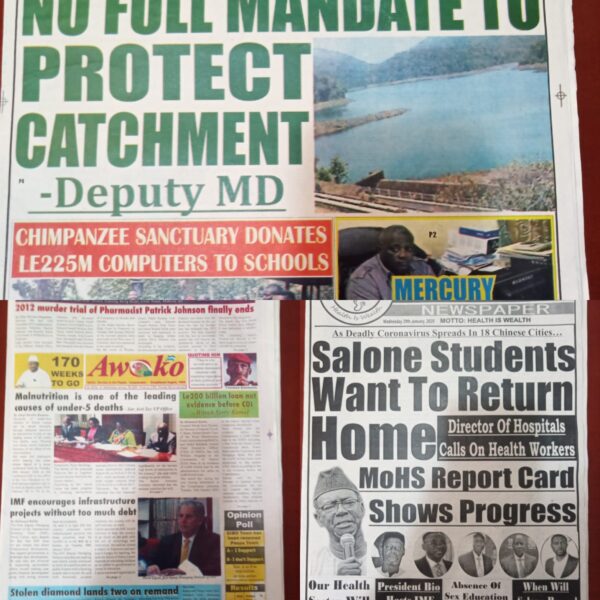 Sierra Leone News Week 5-J-29-2020: National Nutrition Fair to tackle ...