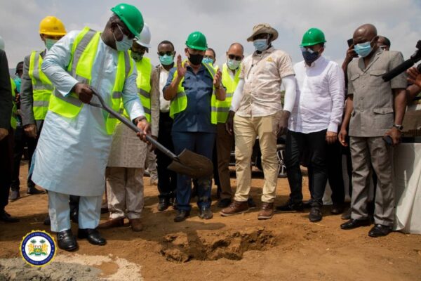 President Bio has officially commenced construction of an Ultra-Modern ...