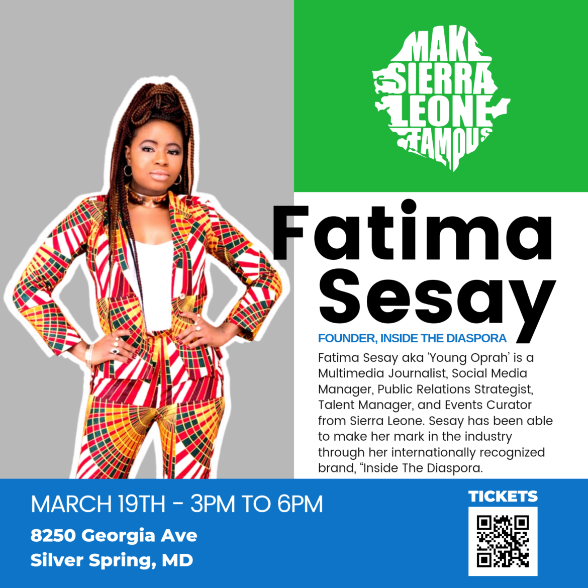 DIASPORA EVENT: Make Sierra Leone Famous Announces Lineup For US ...