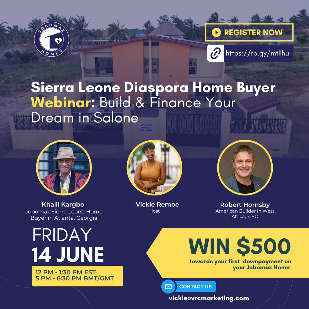 Build and Finance Your Dream Home in Sierra Leone Free Webinar - SwitSalone