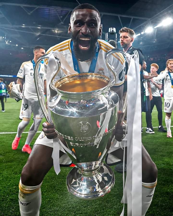 Antonio Rudiger Celebrates Champions League Victory with Sierra Leone ...
