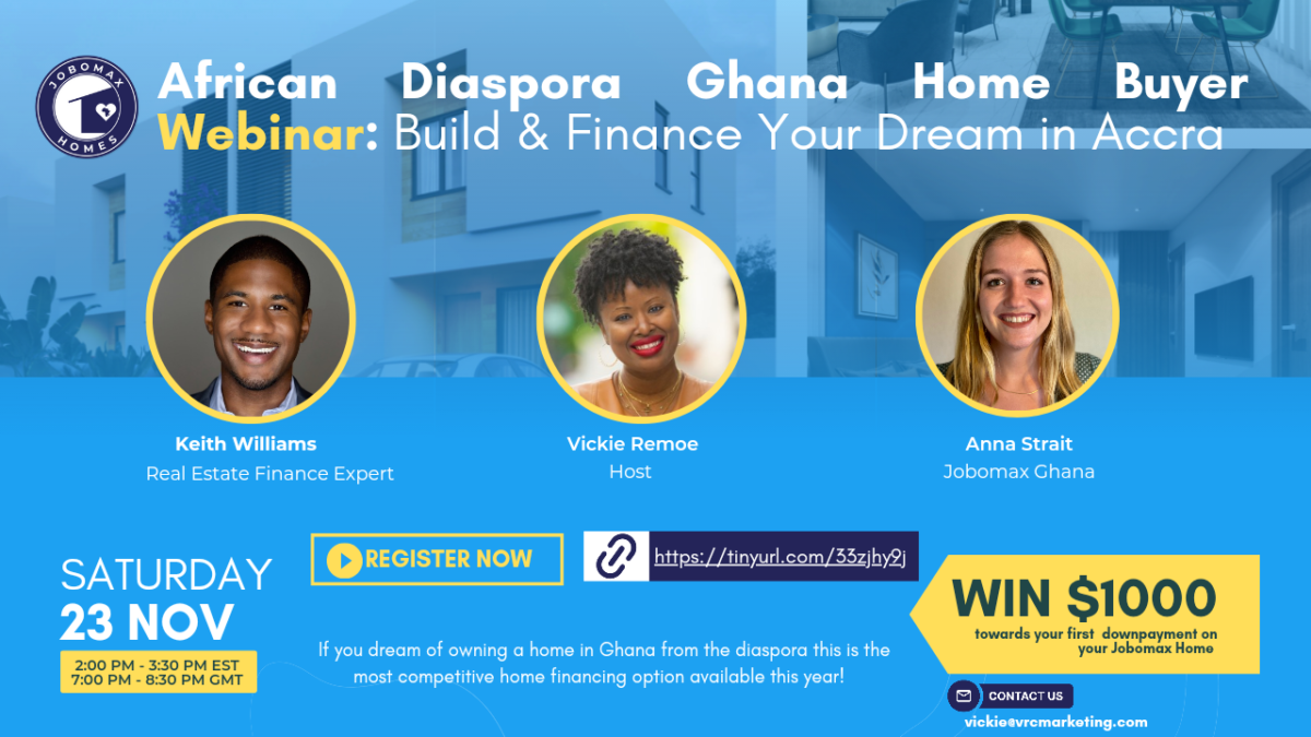 Building Your Dream Home in Ghana Made Easy with Free Jobomax Homes Webinar - SwitSalone