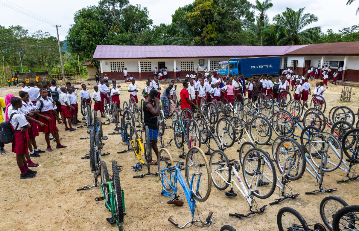 Bikes Bring Hope to Students in Sierra Leone’s Villages - SwitSalone