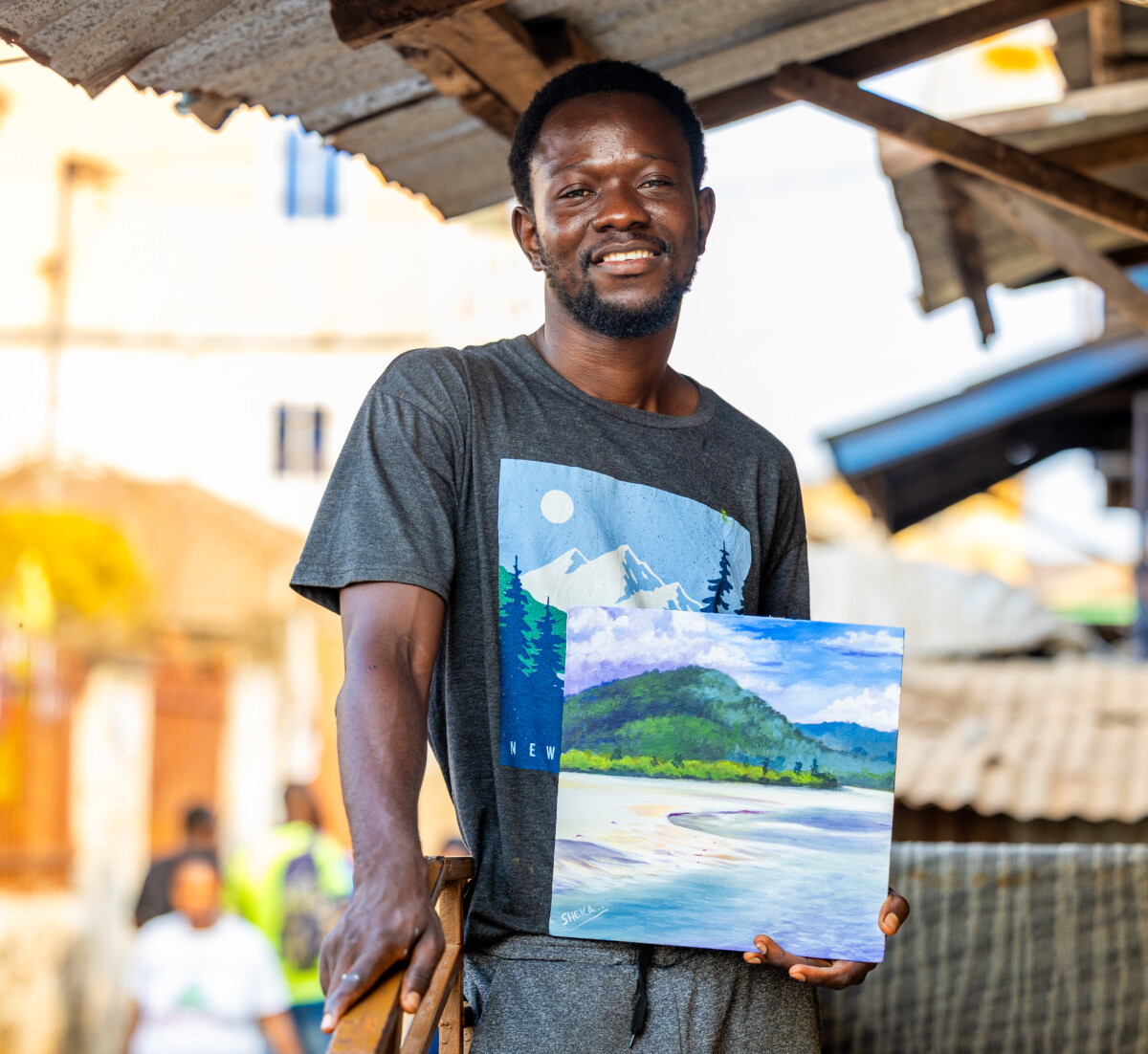 Painting Dreams: How Sheka Kallon is Celebrating Sierra Leone’s Beauty ...
