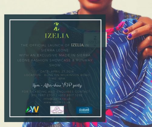 Made in Sierra Leone is the theme for UK based Izelia's first fashion ...
