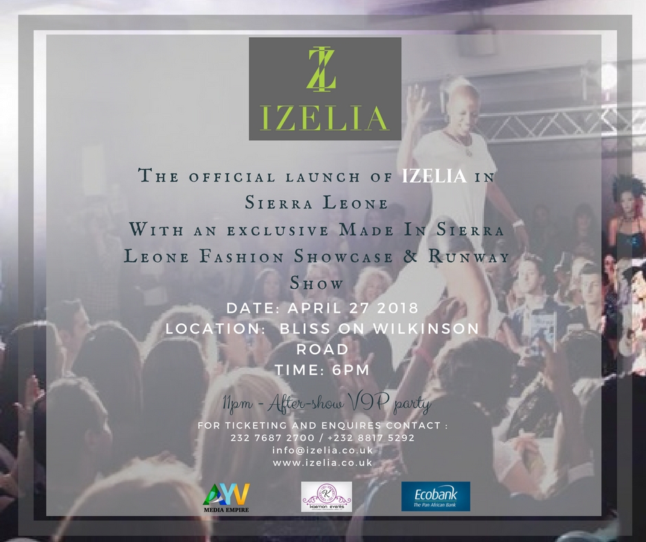 Made in Sierra Leone is the theme for UK based Izelia's first fashion ...