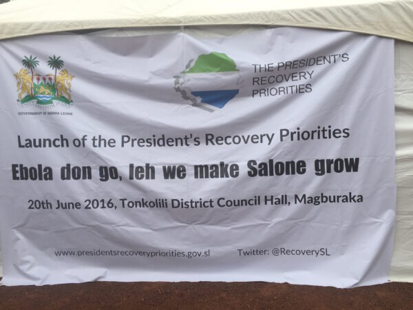 Sierra Leone: President's Recovery Priorities include Education ...